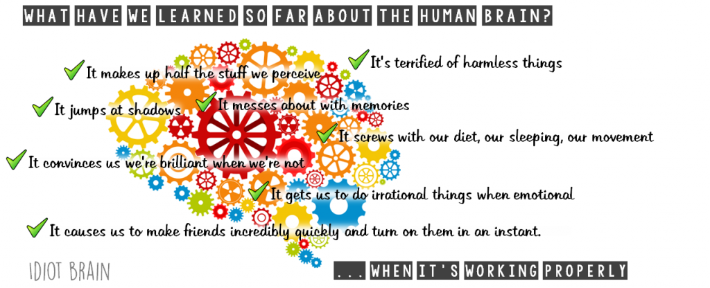 BOOK REVIEW – Idiot Brain: What Your Head Is Really Up To by Dean Burnett